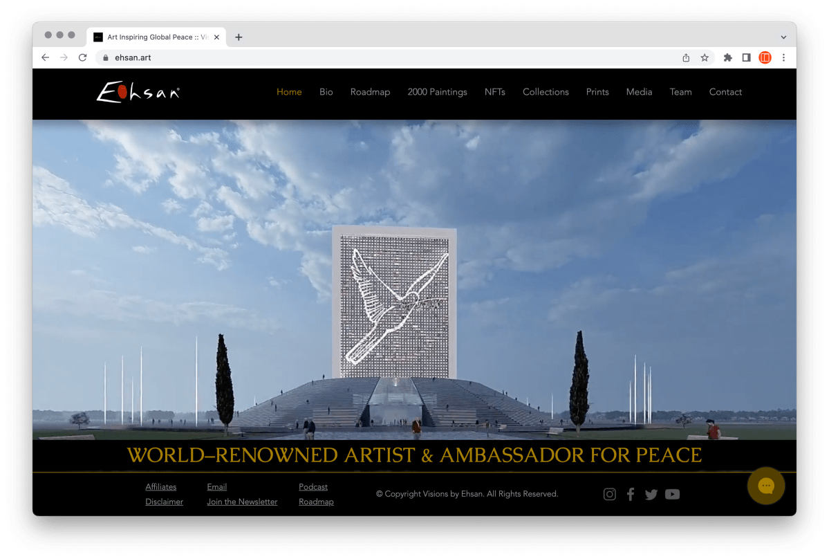 Visions by Ehsan Website Design – LANGON CONCEPTS